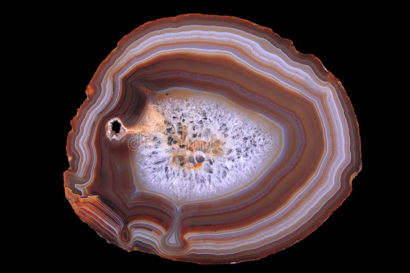 Blue agate crystal stone stock image. Image of formation - 4534605