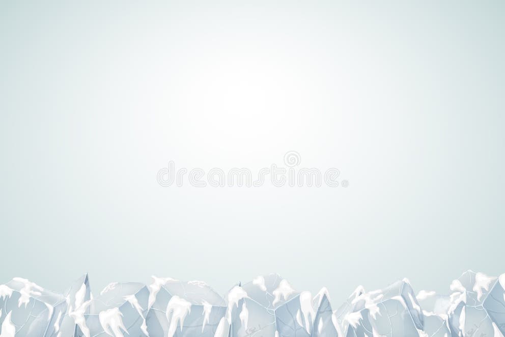 Translucent snow with ice. stock vector. Illustration of heap - 168271931