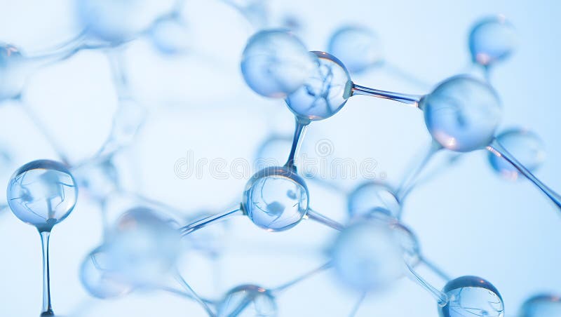 Abstract Molecular Structure: Science and Technology Background Stock ...