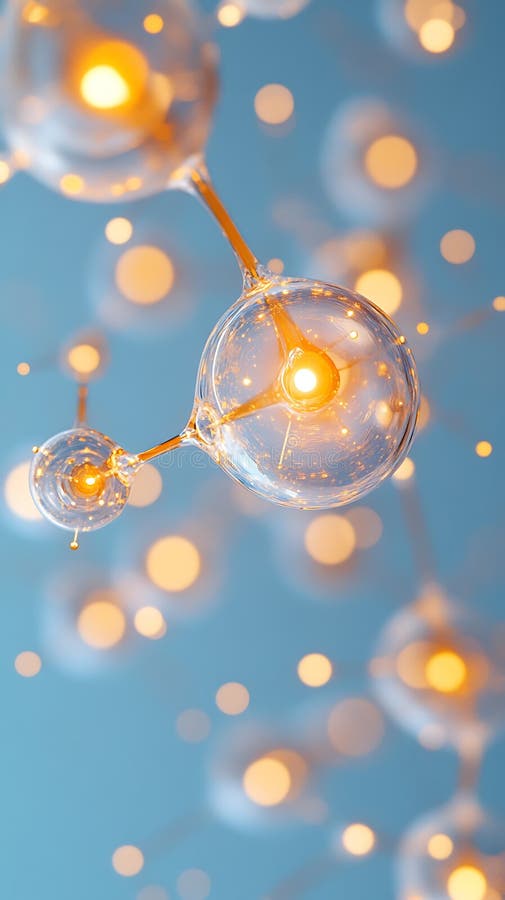 Translucent Spheres with Glowing Lights Create Captivating Visual ...