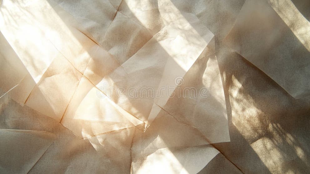 Translucent Tracing Paper with Light Shadows . Stock Illustration ...