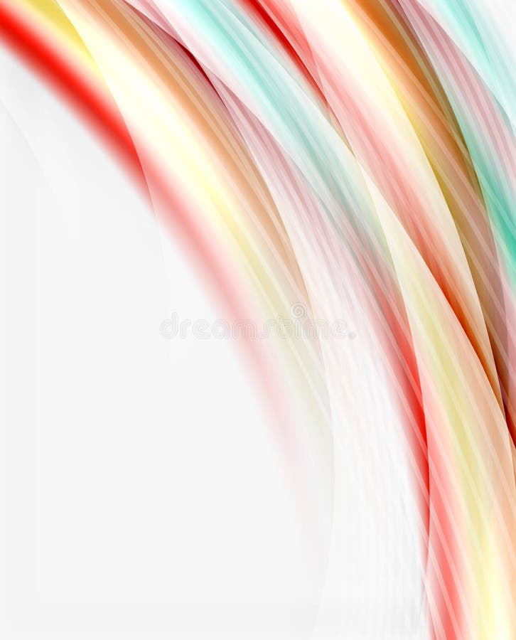 Translucent Vector Wave Line, Business or Technology Template Stock ...