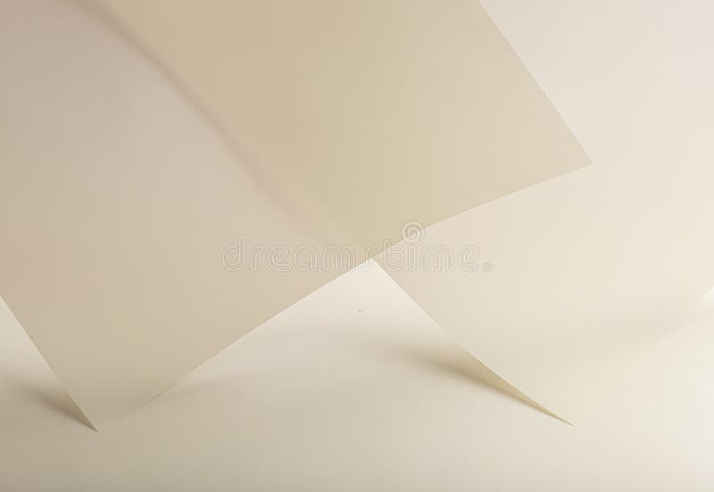 Translucent Vellum Paper Background with Creamy Beige Layering and a ...