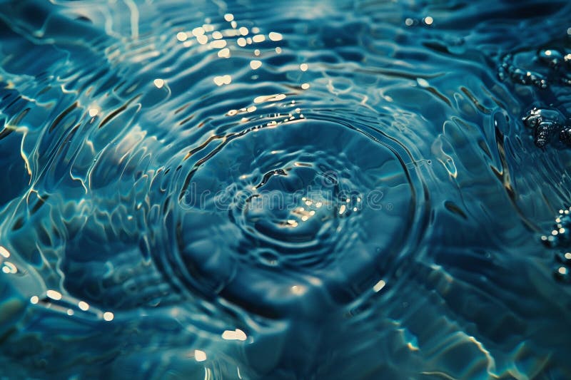 Translucent Water Ripple Effect Stock Photo - Image of dust, particle ...