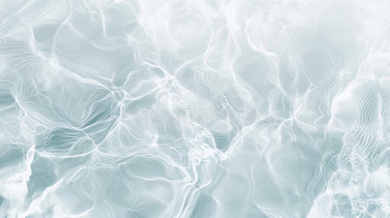 Translucent Water Texture with Light Refraction Effects Stock ...