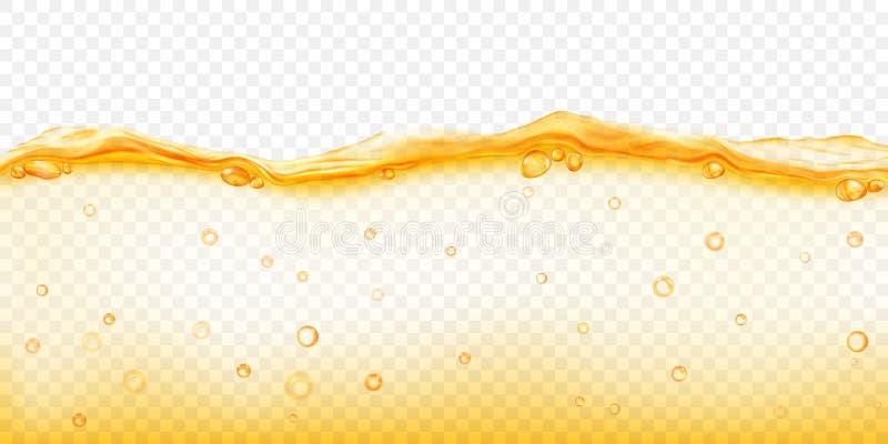 Translucent Water Wave with Air Bubbles Stock Vector - Illustration of ...