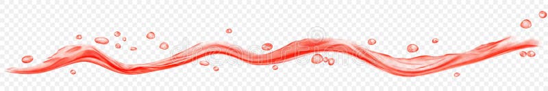 Translucent Water Wave with Drops Stock Vector - Illustration of color ...