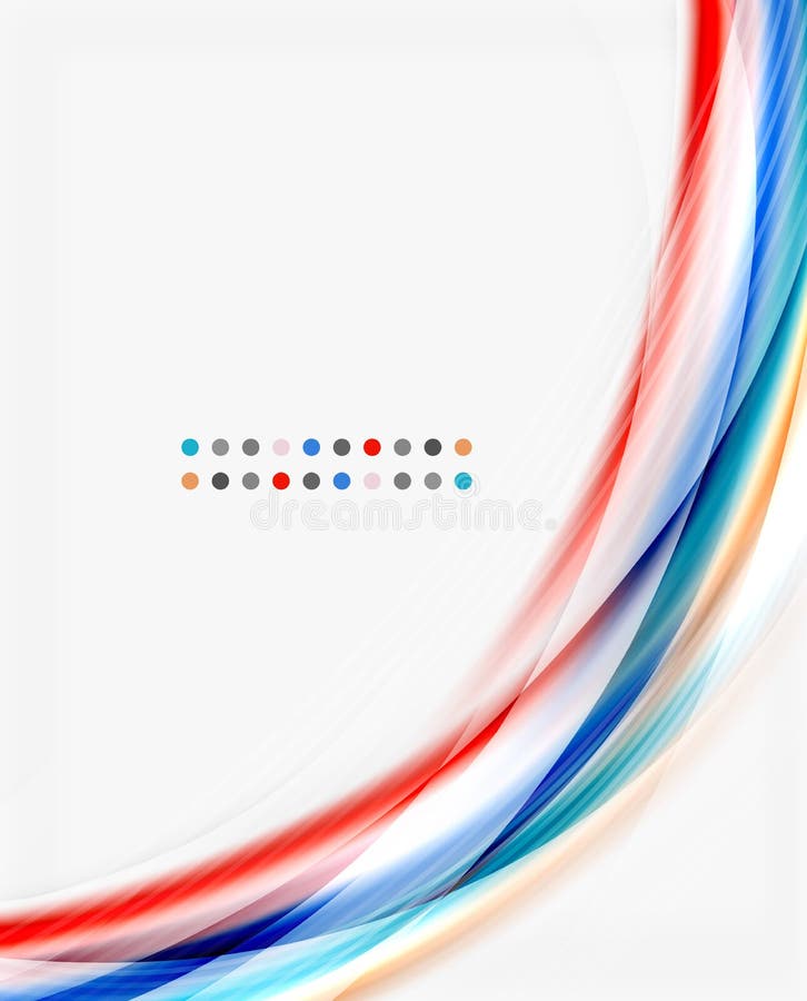 Translucent Wave on White Background Stock Vector - Illustration of ...