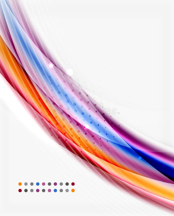 Translucent Wave on White Background Stock Vector - Illustration of ...