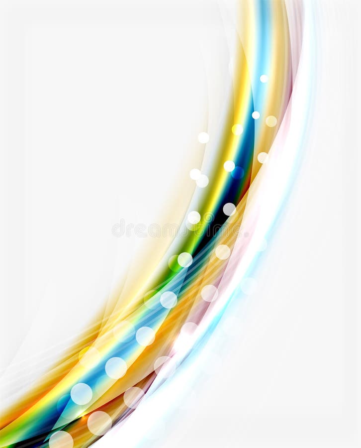 Translucent Wave on White Background Stock Vector - Illustration of ...