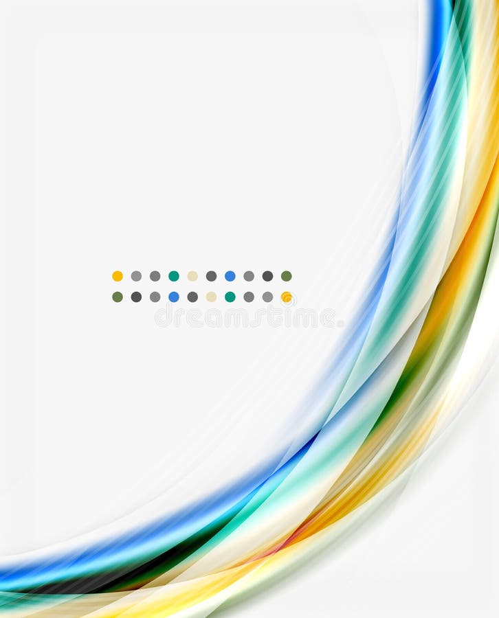 Translucent Wave on White Background Stock Vector - Illustration of ...