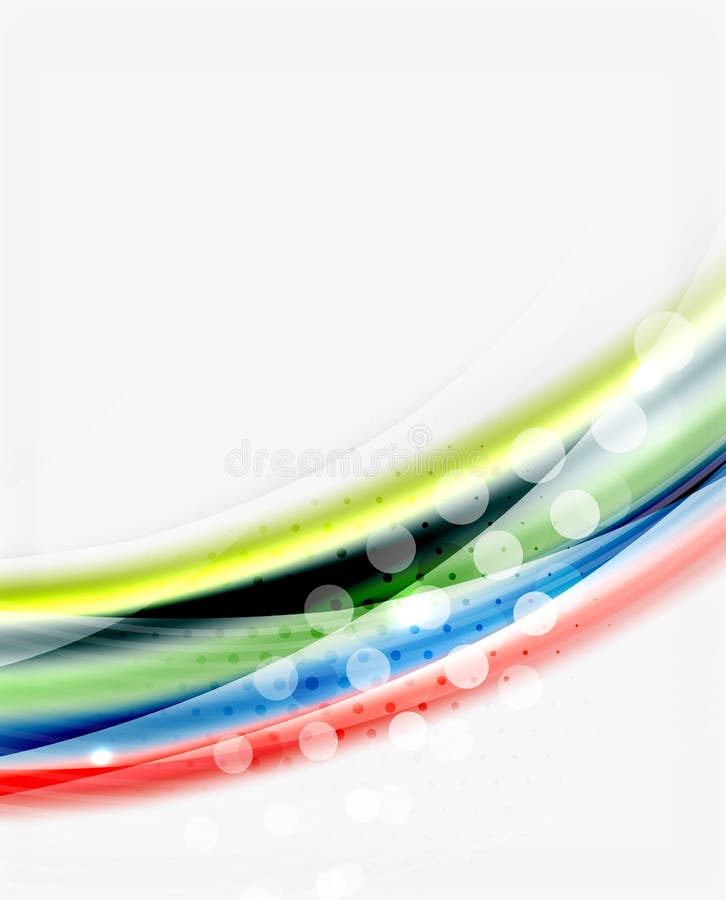 Translucent Wave on White Background Stock Vector - Illustration of ...