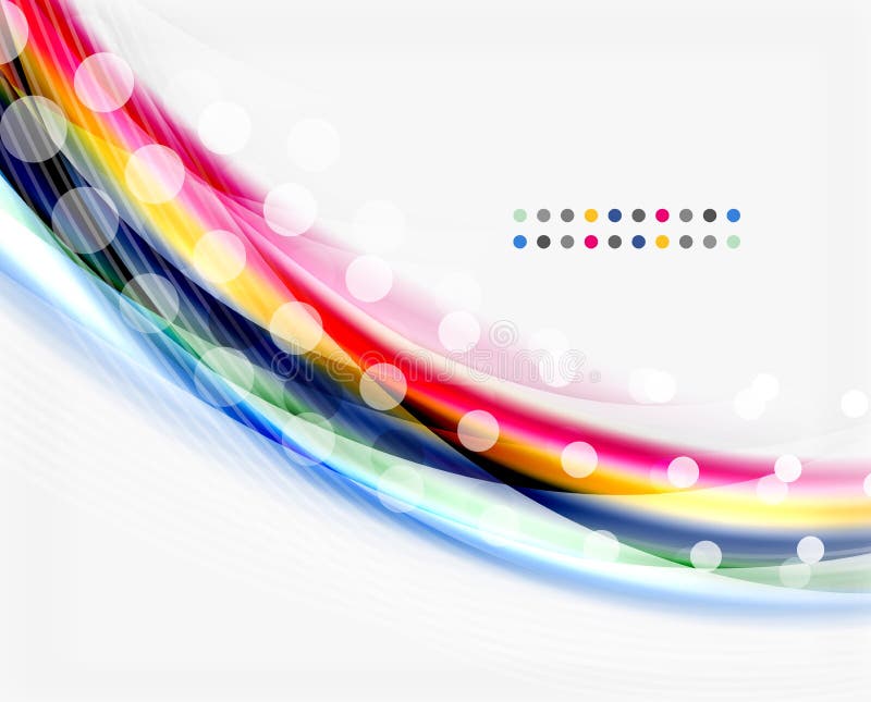 Translucent Wave on White Background Stock Vector - Illustration of ...