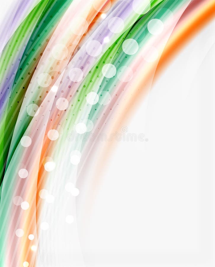 Translucent Wave on White Background Stock Vector - Illustration of ...