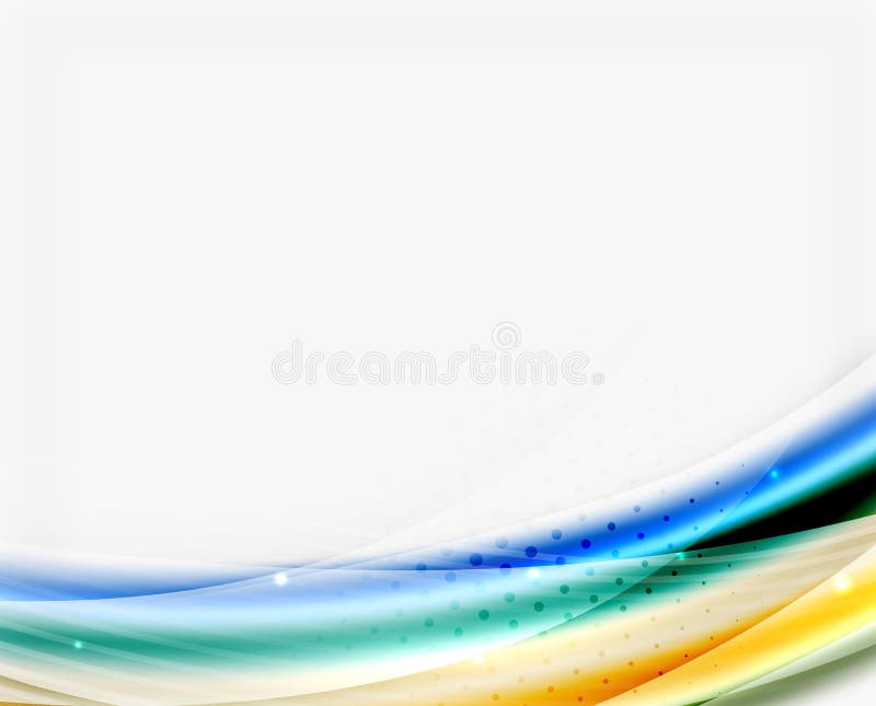 Translucent Wave on White Background Stock Vector - Illustration of ...