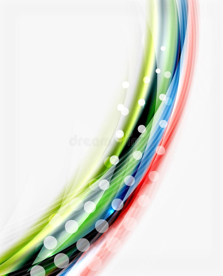 Translucent Wave on White Background Stock Vector - Illustration of ...