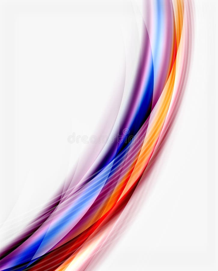 Translucent Wave on White Background Stock Vector - Illustration of ...