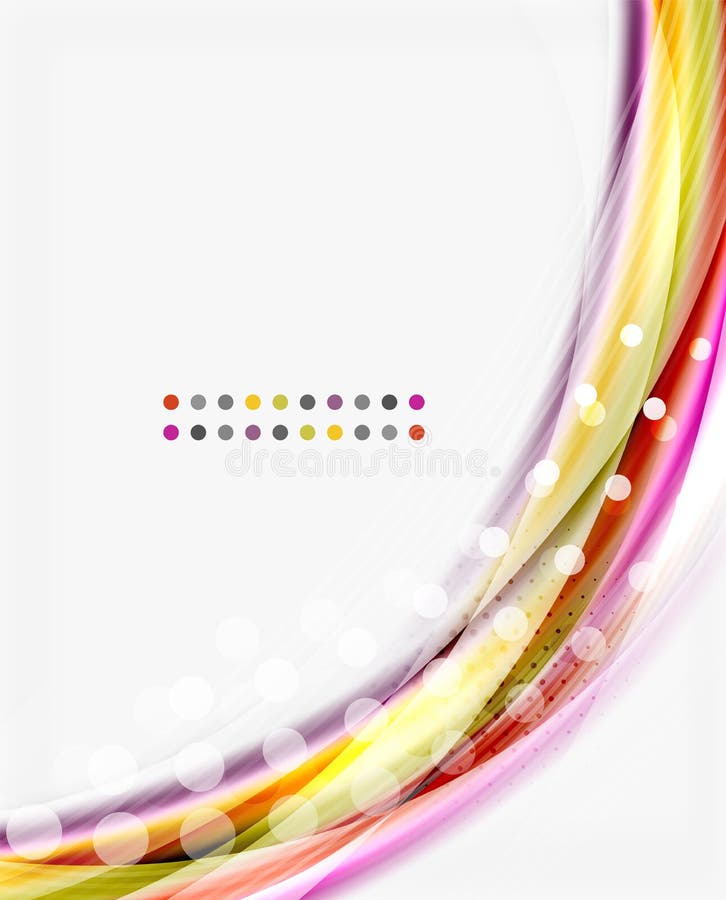 Translucent Wave on White Background Stock Vector - Illustration of ...