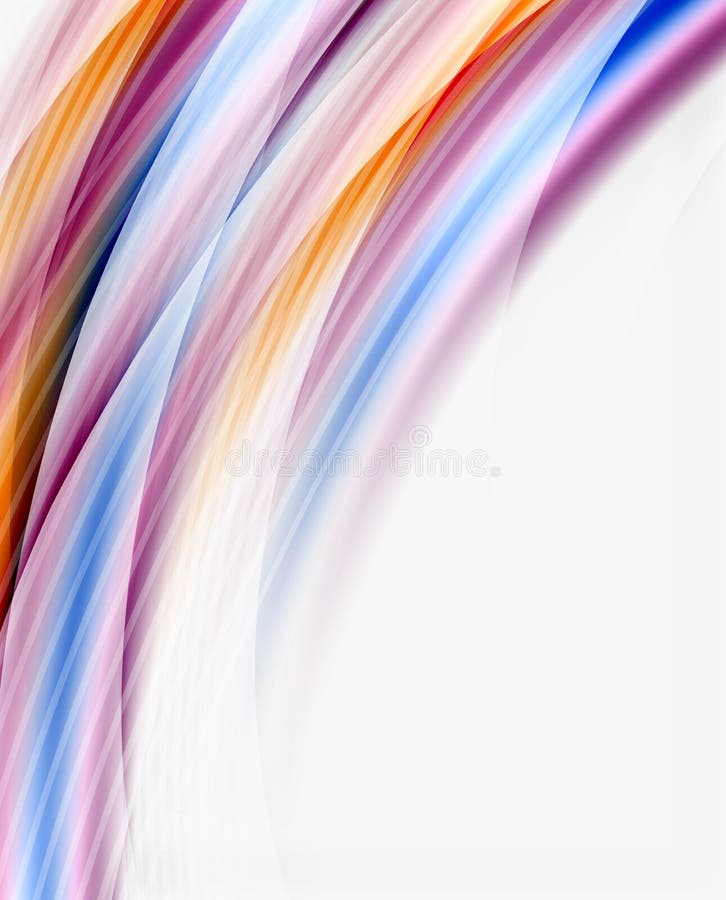 Translucent Wave on White Background Stock Vector - Illustration of ...