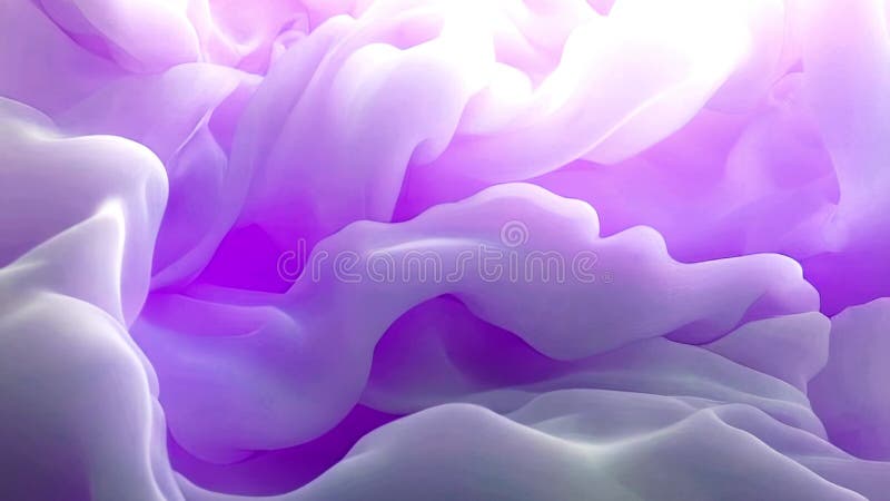 Translucent Waves Flow and Overlap To Create a Complex Abstract ...