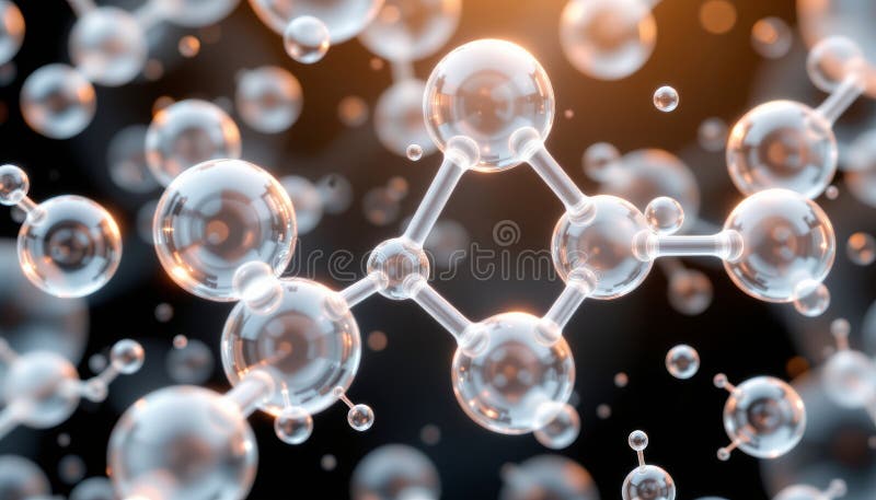 Translucent White Bubbles Forming Chemical Structures in Dynamic ...