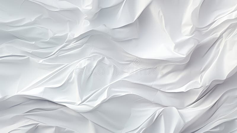 Translucent White Paper Texture Overlay with Abstract Crumpled Shape ...