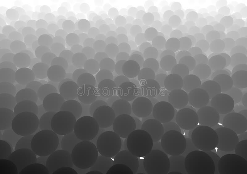 Translucent White Rubber Balls Stock Illustration - Illustration of ...