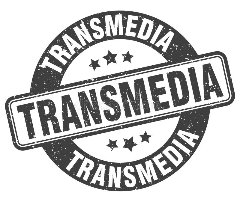 Transmedia Stamp. Transmedia Label. Round Grunge Sign Stock Vector ...