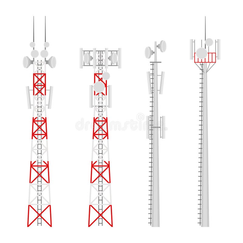 Telecom Tower Stock Illustrations – 2,095 Telecom Tower Stock ...