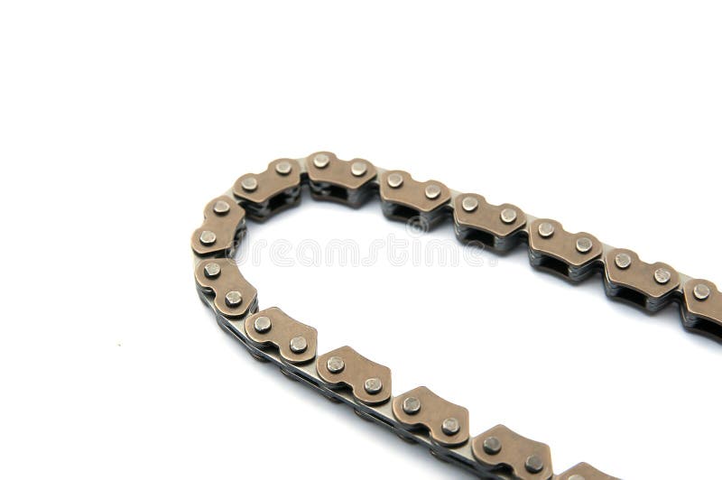 Transmission Chain, Isolated Background Stock Image - Image of ...