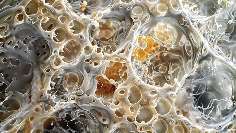 An Electron Microscope Image of the Cristae the Folds in the Inner ...