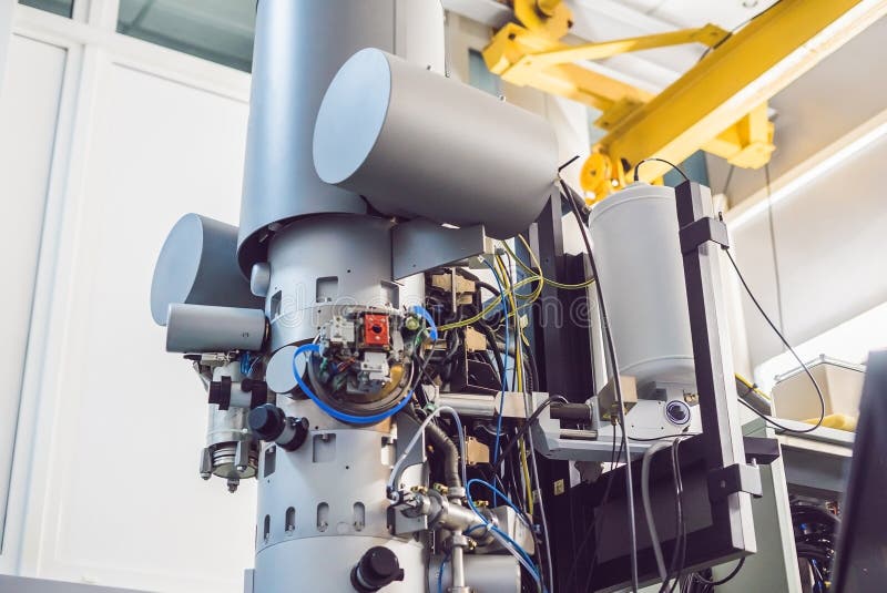 Transmission Electron Microscope in a Scientific Laboratory Stock Photo ...