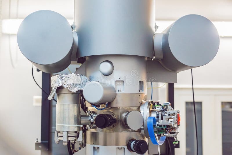 Transmission Electron Microscope in a Scientific Laboratory Stock Image ...