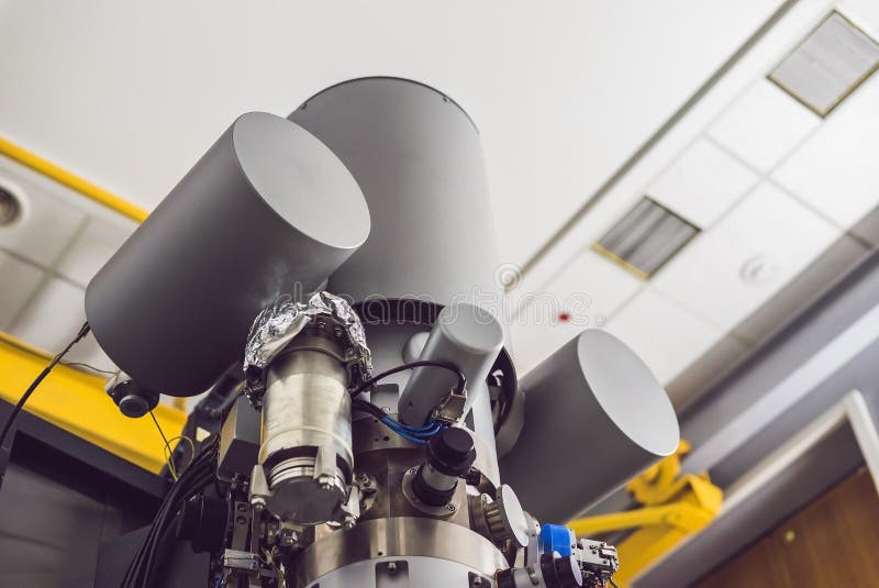 Transmission Electron Microscope in a Scientific Laboratory Stock Image ...