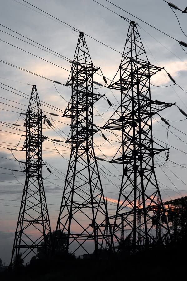 Transmission line stock photo. Image of electricity, lines - 3778724