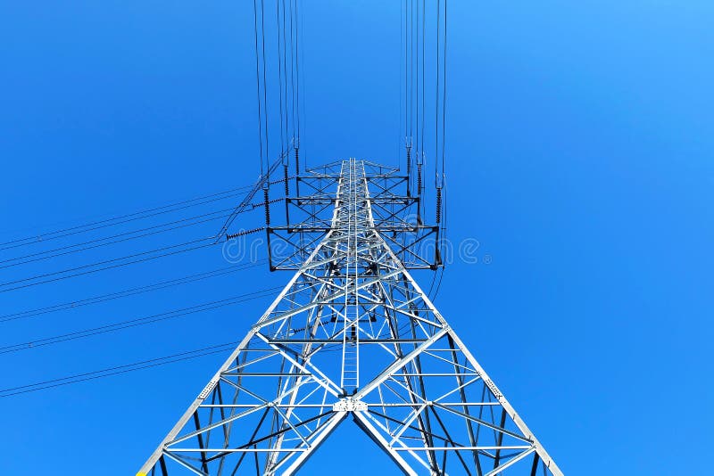 Transmission line stock photo. Image of front, metal - 90725062