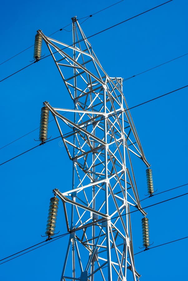 Transmission line tower stock image. Image of generation - 52528677