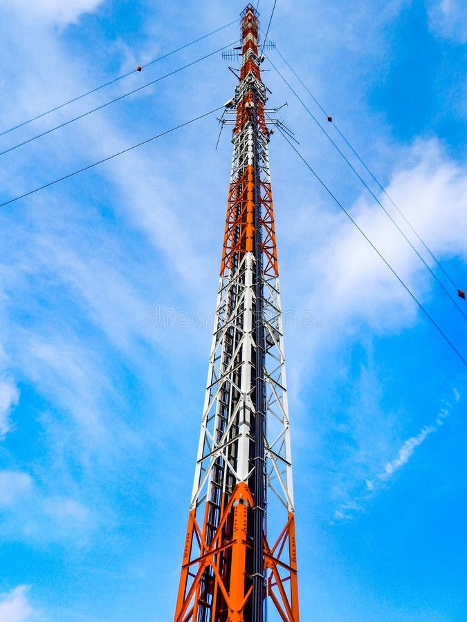 Transmission Mast in Talkau Stock Photo - Image of mast, vehicle: 179239496