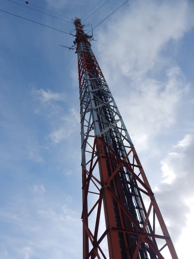 Transmission Mast in Talkau Stock Image - Image of electricity ...
