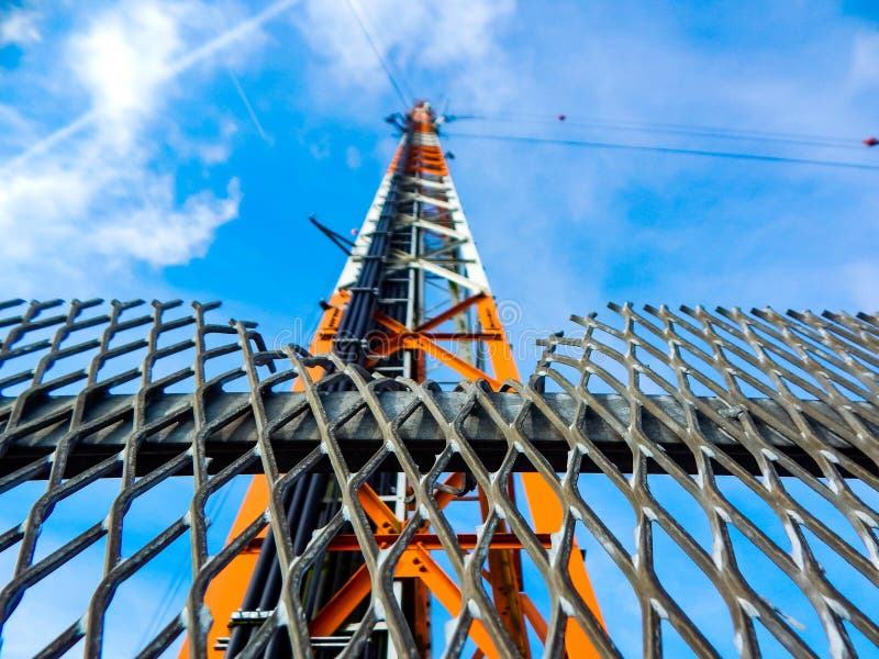 Transmission Mast in Talkau Stock Image - Image of tower, bridge: 179711807