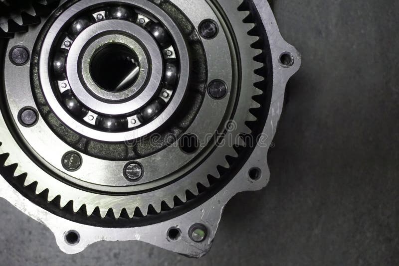 Transmission. metal gears stock image. Image of dependency - 65922459