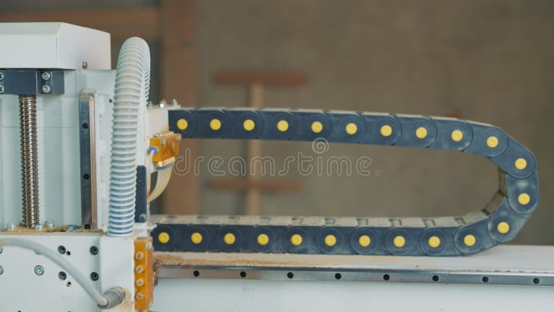 Transmission of Motion in a CNC Machine Stock Video - Video of gearbox ...