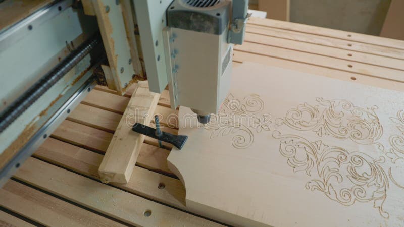 Transmission of Motion in a CNC Machine Stock Footage - Video of ...