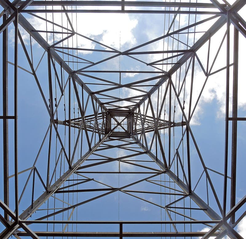 Transmission pole inside stock photo. Image of ball - 104255434