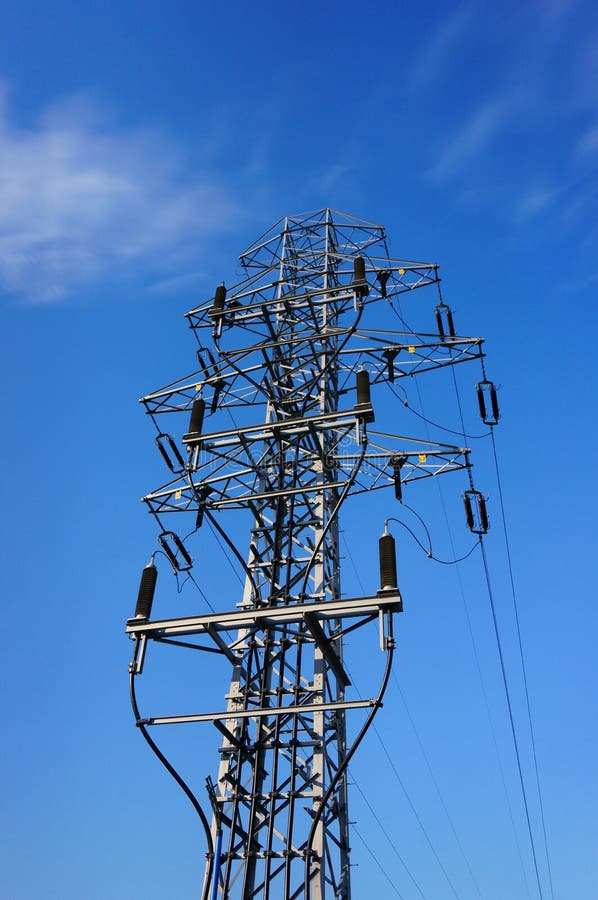 Transmission tower stock photo. Image of tower, power - 58648154