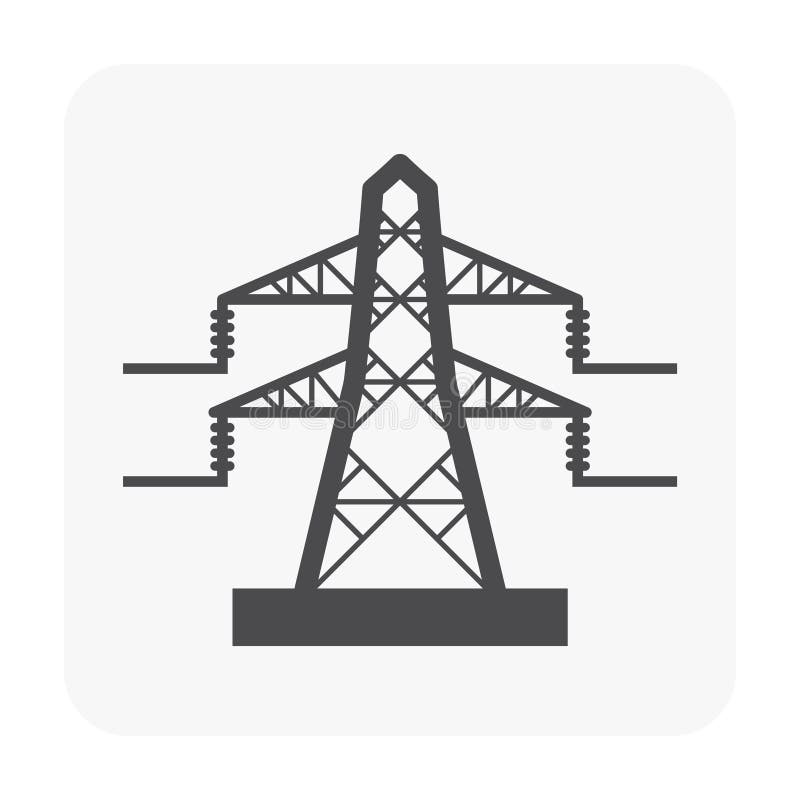 Transmission tower icon stock vector. Illustration of icon - 171117663