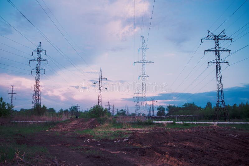 Transmission tower stock image. Image of line, frame - 37166349
