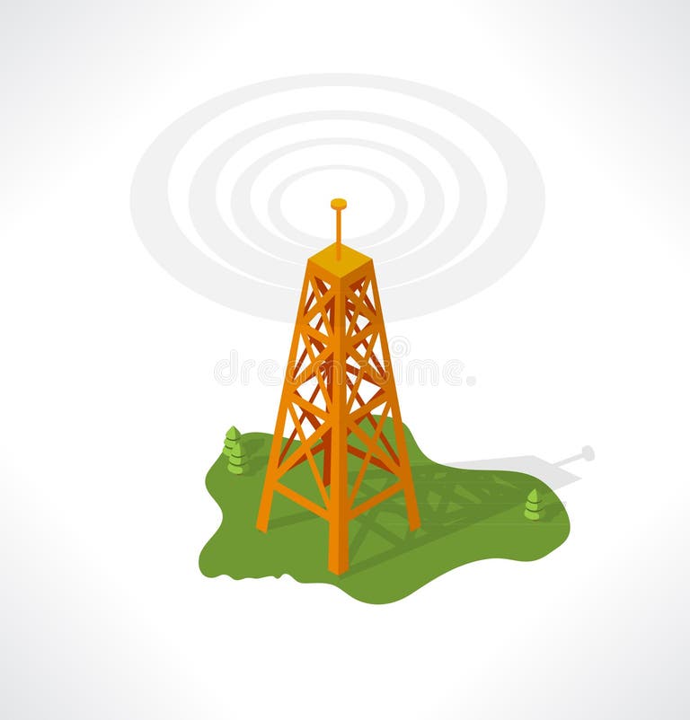 Cartoon Radio Tower Stock Illustrations – 1,150 Cartoon Radio Tower ...