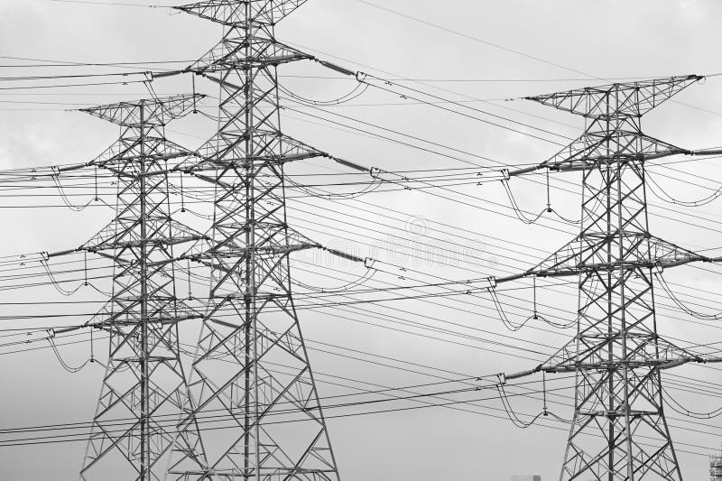 Transmission tower stock photo. Image of relay, nature - 33917250