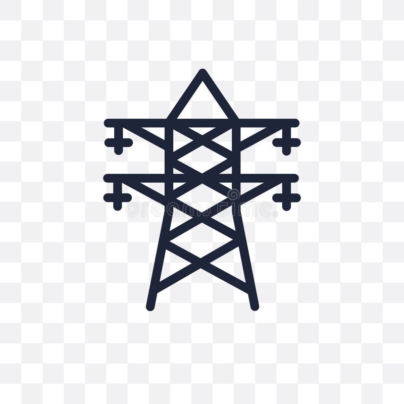 Radio Tower Transparent Icon. Radio Tower Symbol Design from Map Stock ...